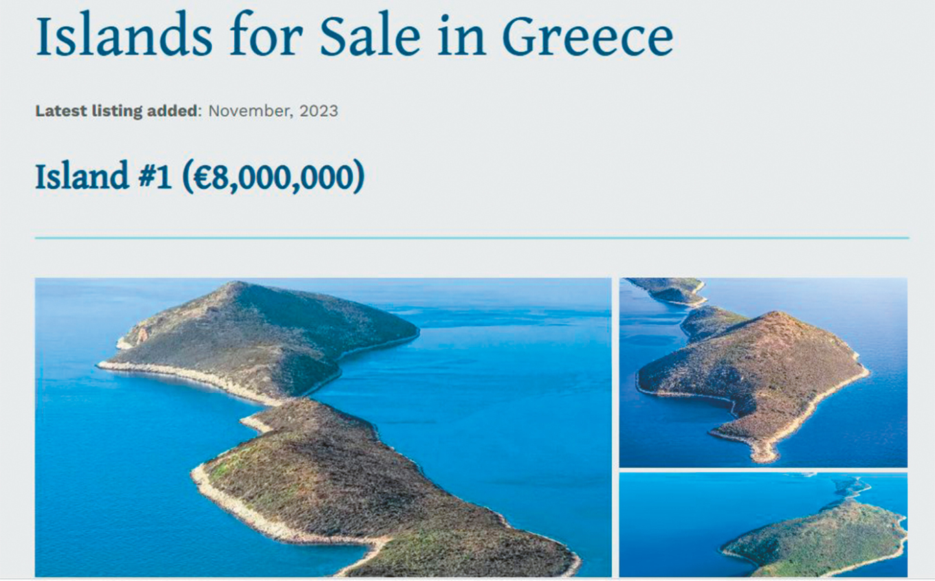 Cum a ajuns o insulă din Grecia de la 8 milioane la 247.000 de euro